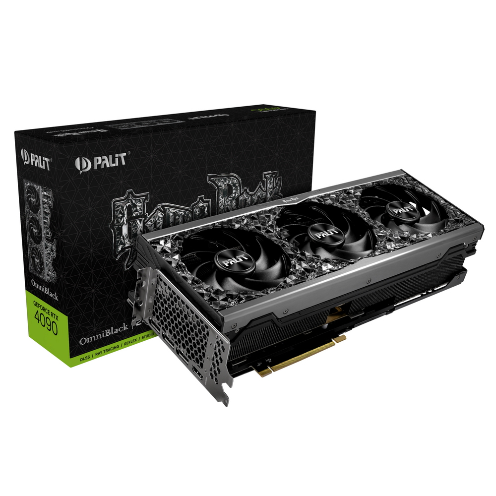 Видеокарта Palit NVIDIA RTX4090 Gamerock Omniblack (NED4090019SB-1020Q)