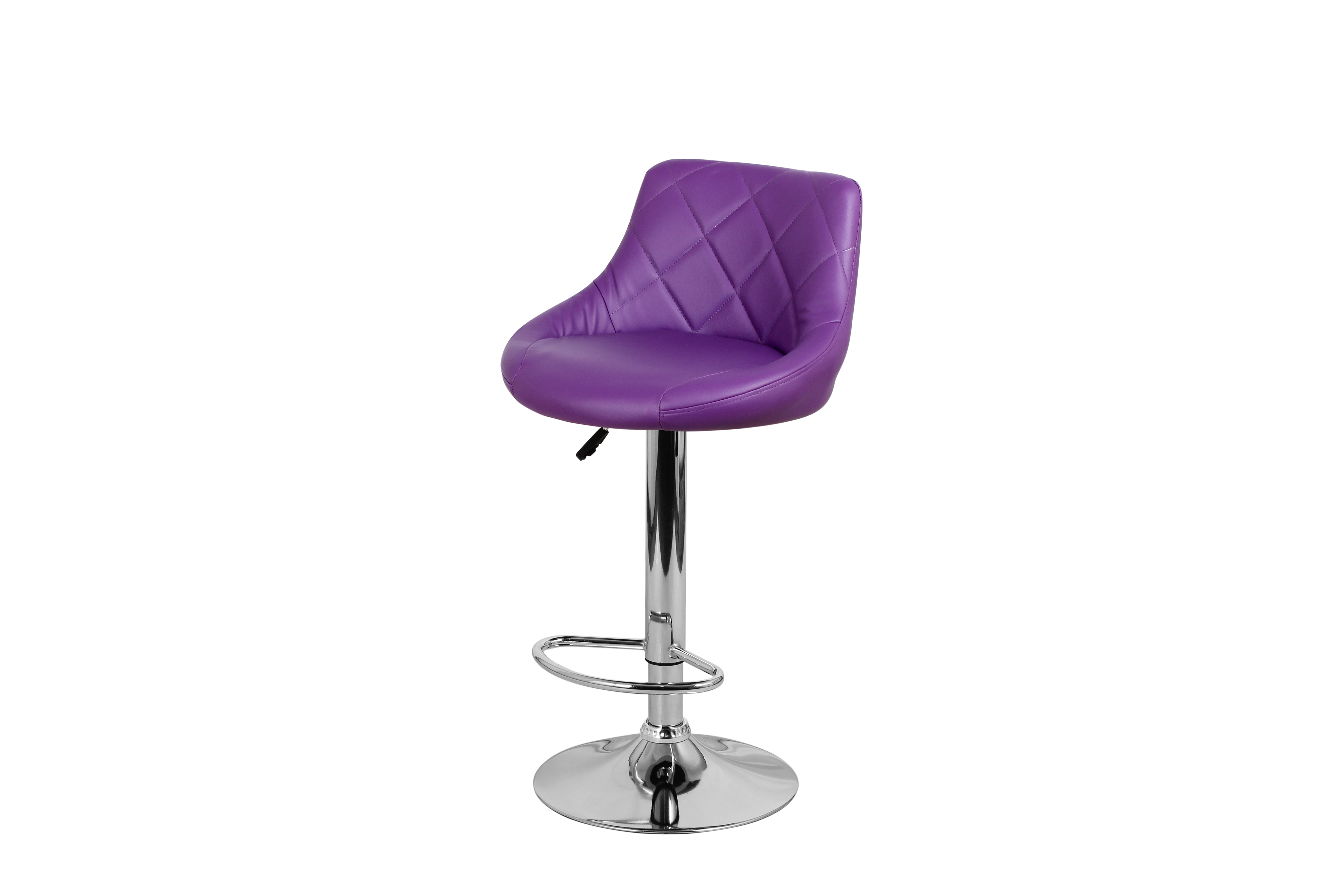 Барный стул ЭкоЛайн Комфорт, фиолетовый 1 шт