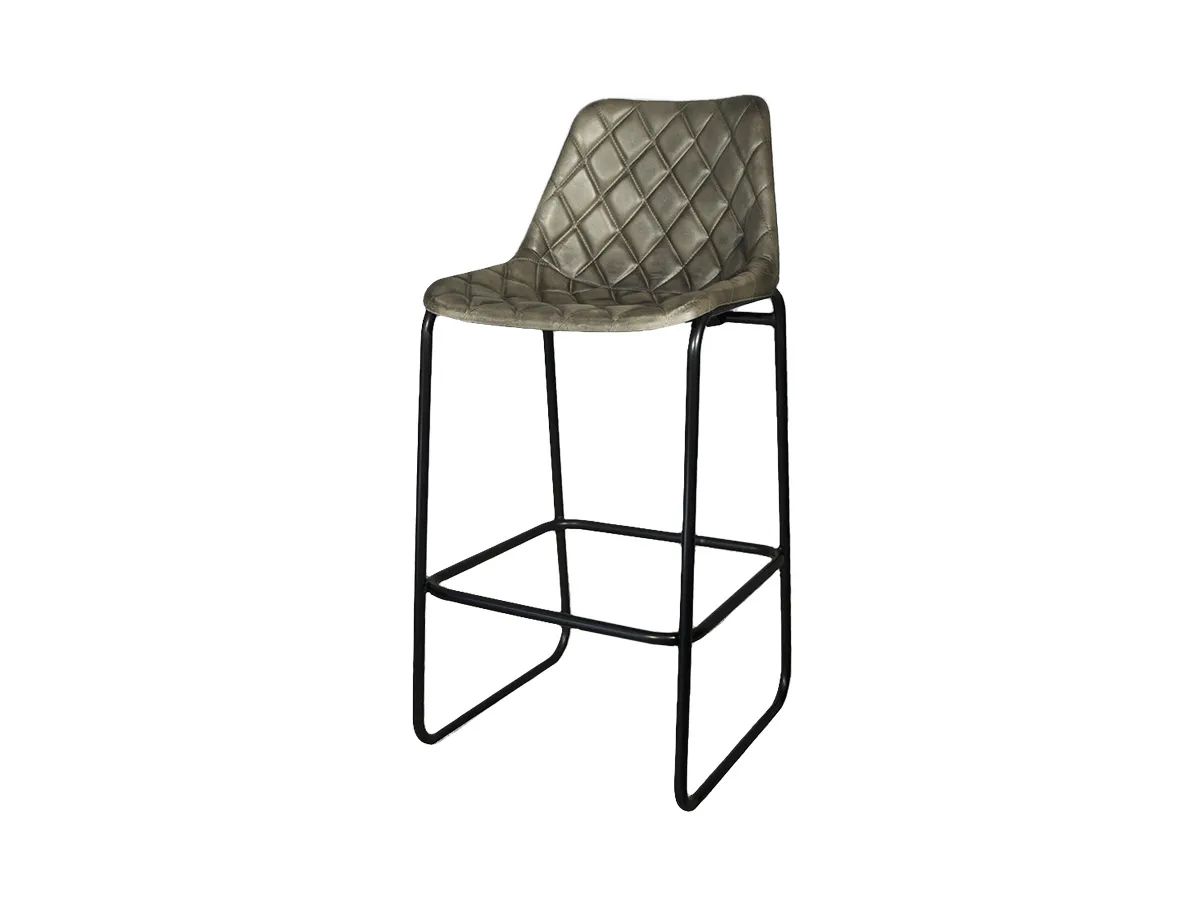 Барный стул Decor-of-today 1185, черный/серый/коричневый