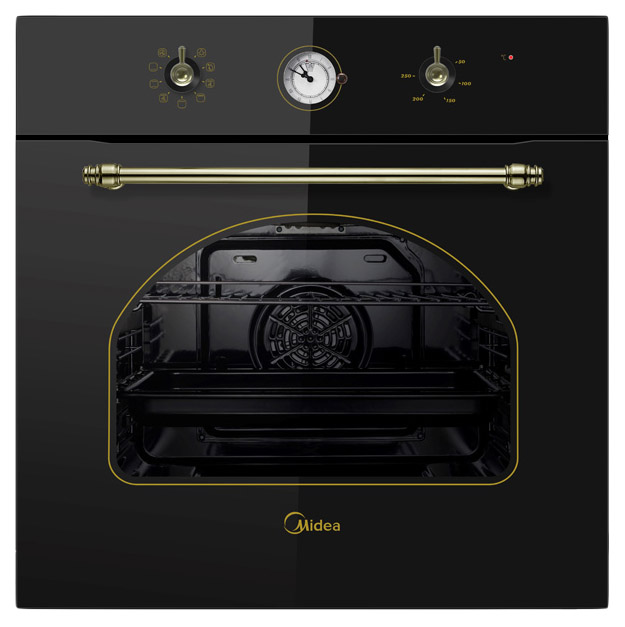 Встраиваемый электрический духовой шкаф Midea MO58100RGB-B Black