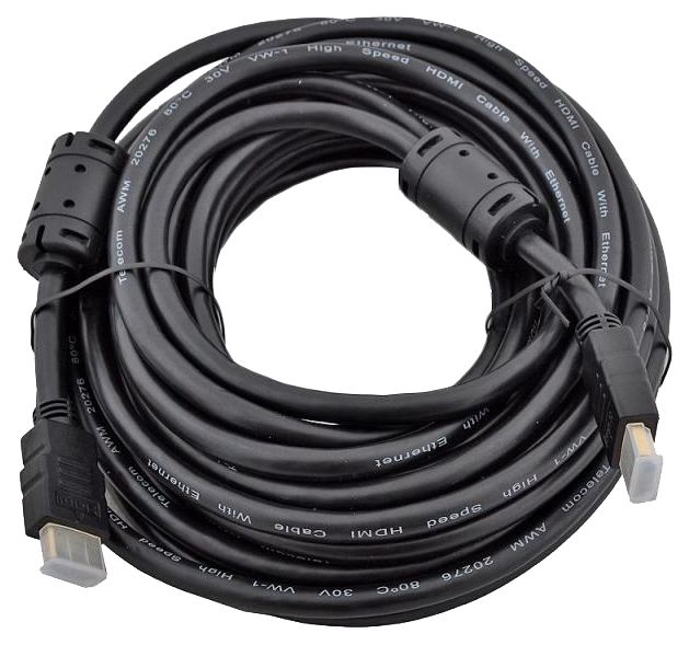 Кабель VCOM HDMI - HDMI 10м Black (CG511D)