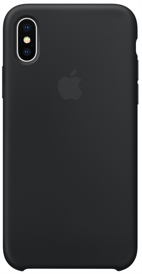 Накладка Apple Silicone Case Black MQT12ZM/A для iPhone X