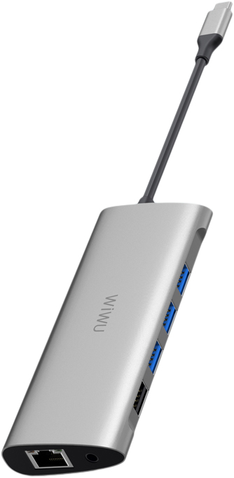 USB-концентратор Wiwu Alpha 11-in-1 USB-C (Grey)