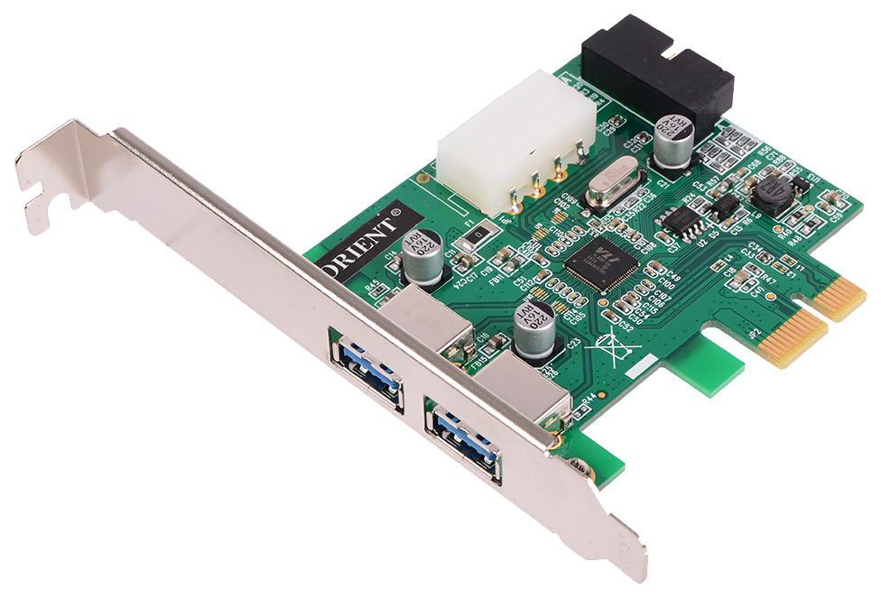 PCI-e контроллер USB ORIENT VA-3U2219PE VL805 chipset 30296