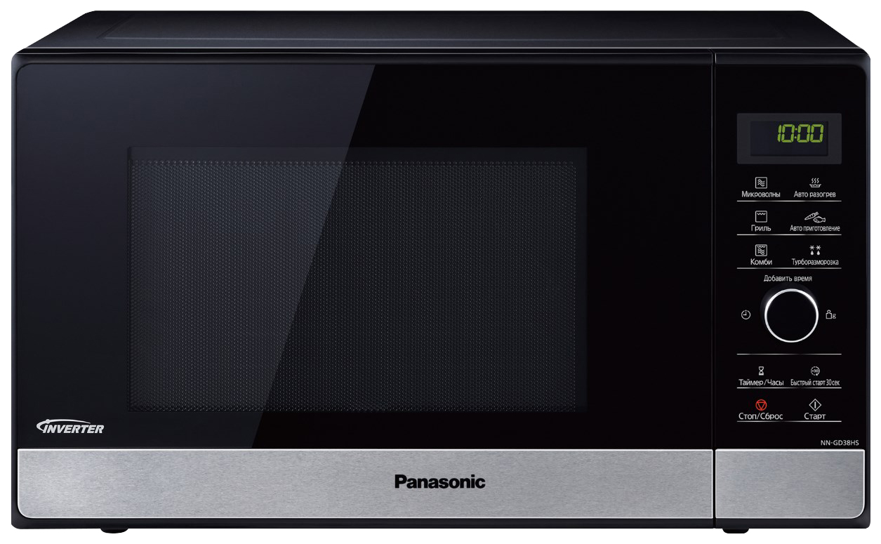 Микроволновая печь с грилем Panasonic NN-GD38HSZPE grey/black