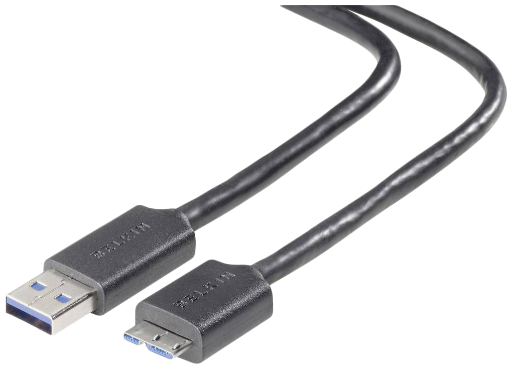 Кабель Belkin USB A-Micro USB B, M-M 1,8м Black (F3U166BT1.8M)