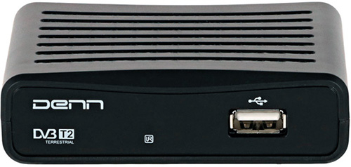 DVB-T2 приставка Denn DDT121 Black