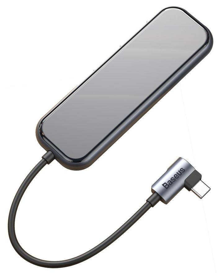 USB-концентратор Baseus Multi-functional Hub (CAHUB-EZ0G) USB-C to 4xUSB 3.0/PD Deep Grey