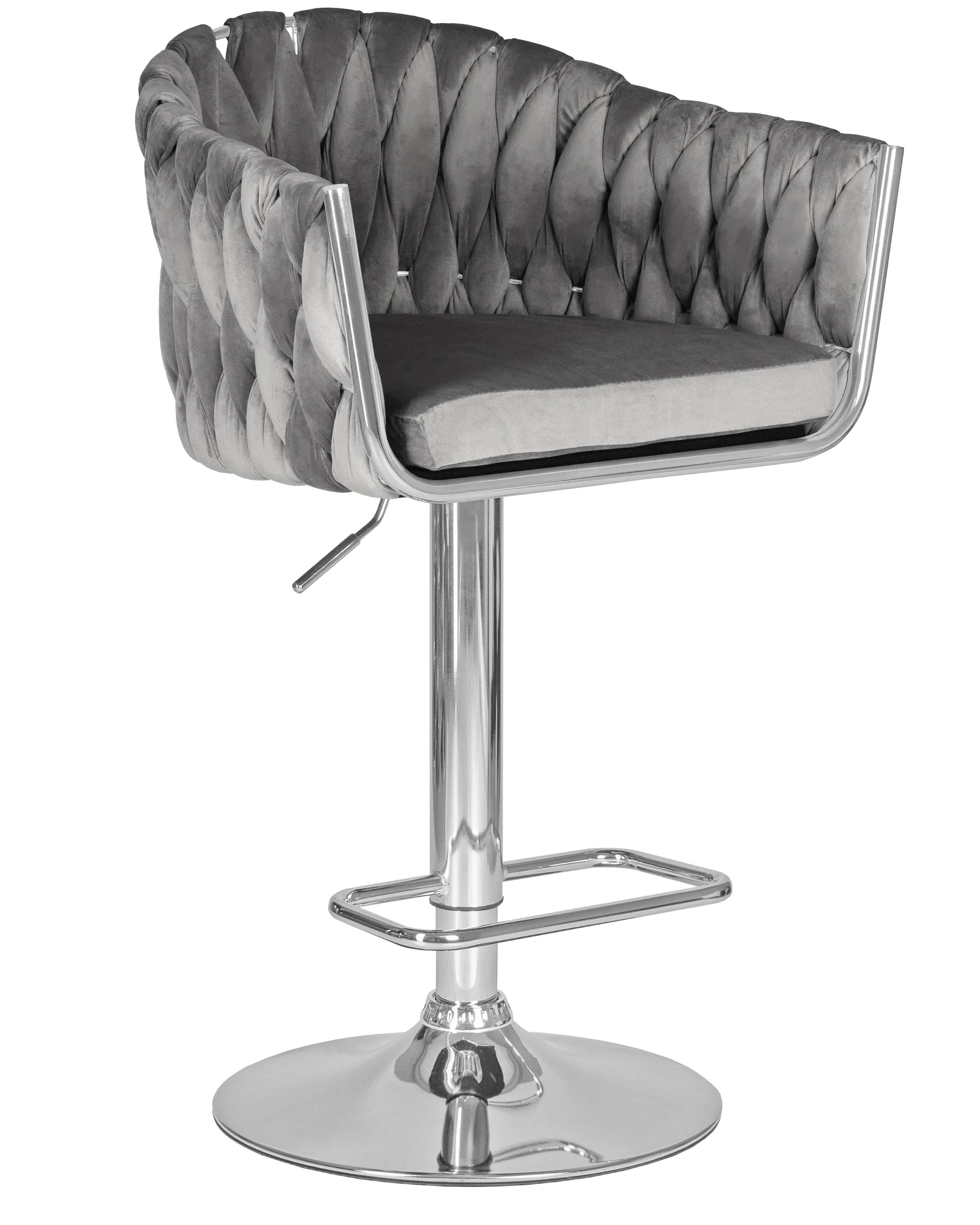 Барный стул Лого-М MARCEL D0000000000000010520, хром/серый
