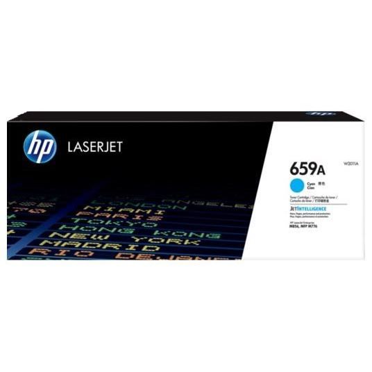 Картридж для лазерного принтера HP 659A голубой, оригинал (W2011A)