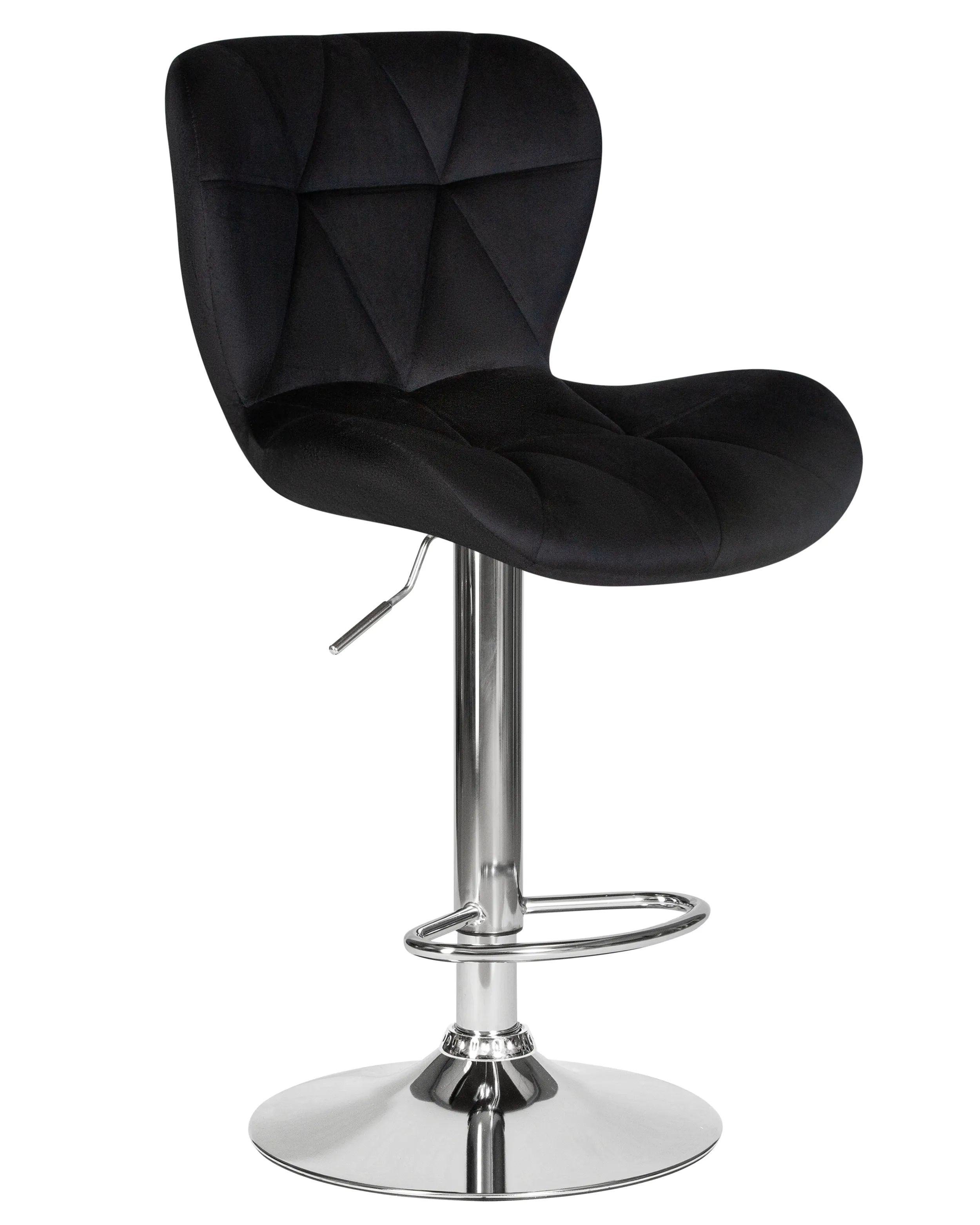 Барный стул Лого-М BARNY D0000000000000010611, хром/черный
