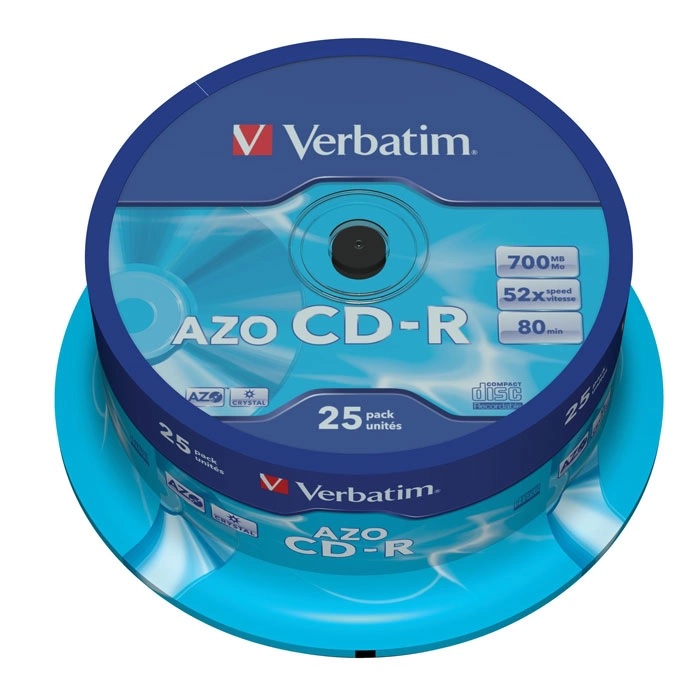 Диск CD-R Verbatim 700Mb 52x (25шт) (43352)
