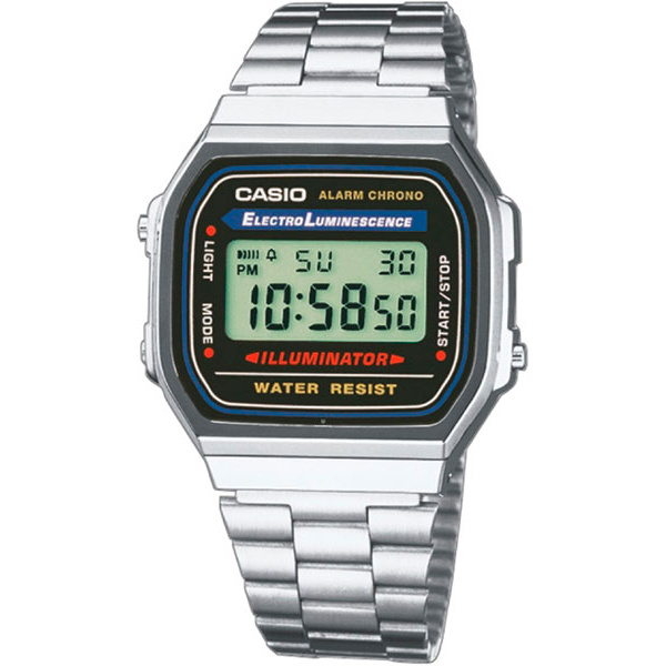 Наручные часы электронные мужские Casio Illuminator Collection A-168WA-1