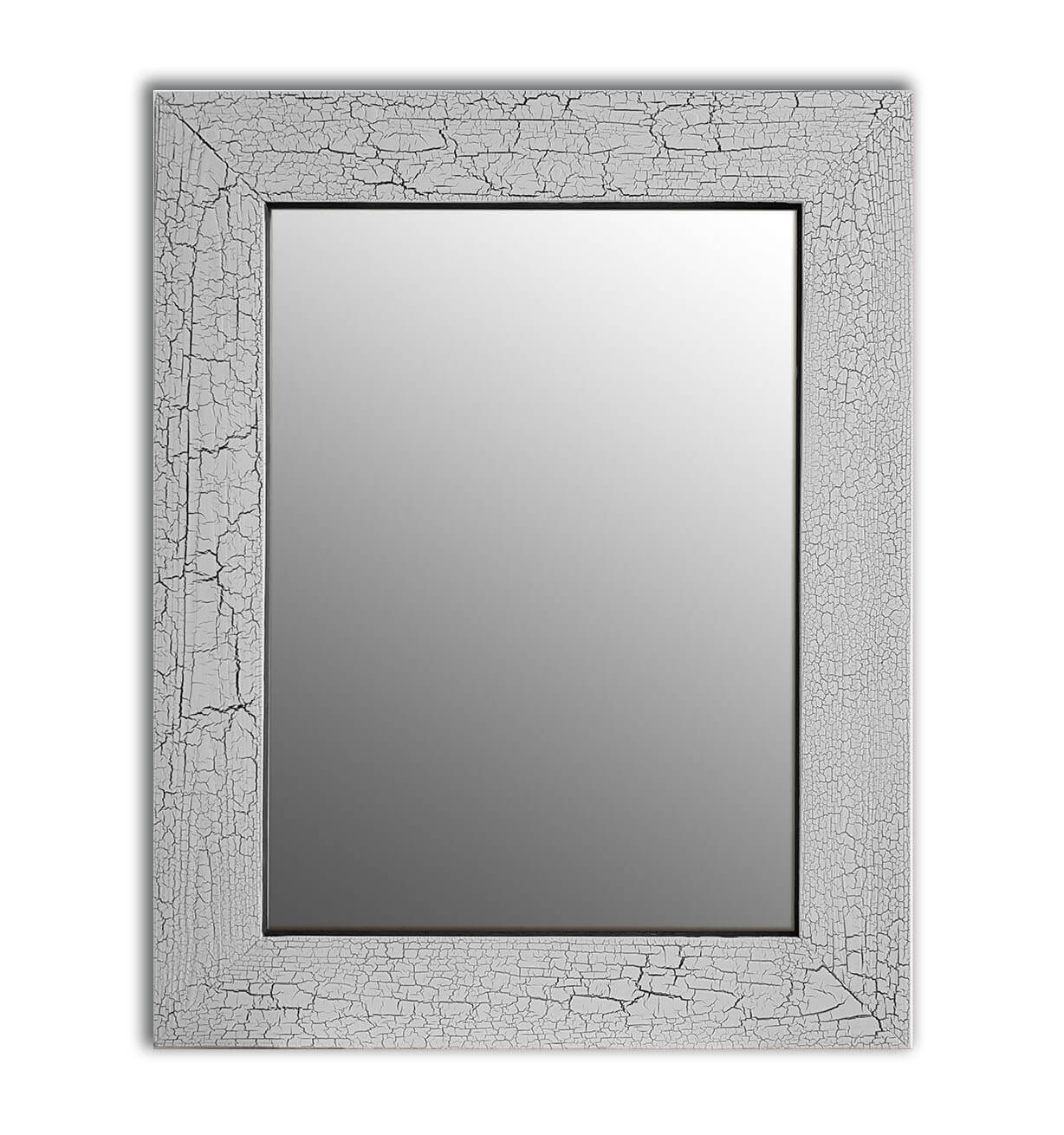 Настенное зеркало Кракелюр Серый 04-0124-65х80 Дом Корлеоне