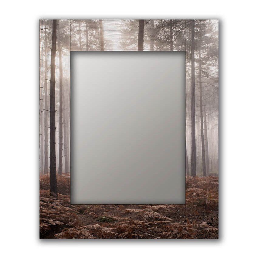 Зеркало настенное Дом Корлеоне Лесной туман 04-0029-50х65 50 х 65 см, разноцветный