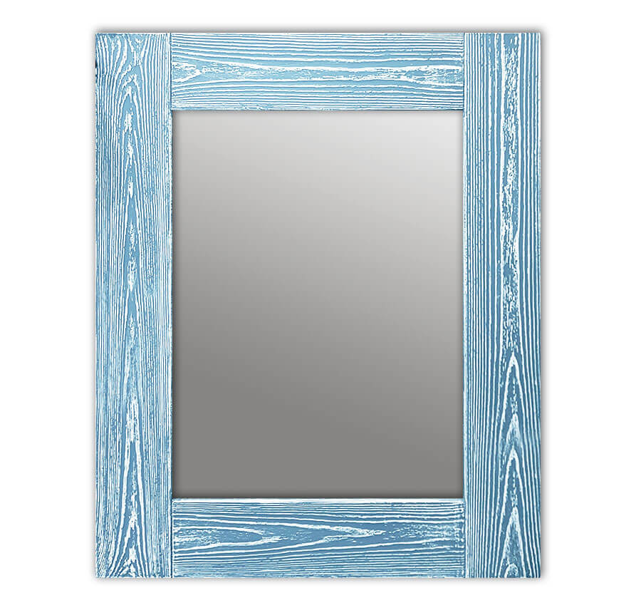 Зеркало настенное Дом Корлеоне Шебби Шик Голубой 04-0237-65х80 65х80 см, уф печать