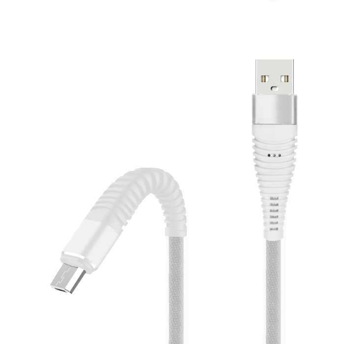 Кабель Jet.A JA-DC27 USB2.0/microUSB 2m White