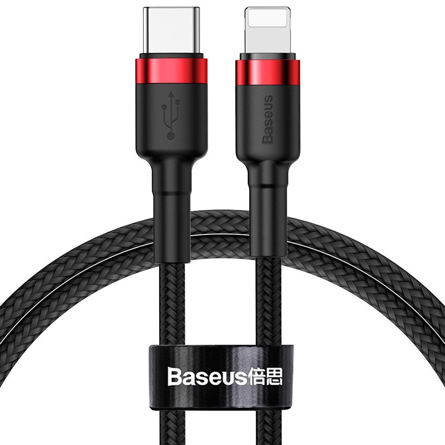 Кабель Baseus Cafule Cable 18W 1м Black/Red