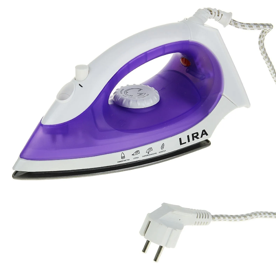 Утюг Lira LR-0607 фиолетовый