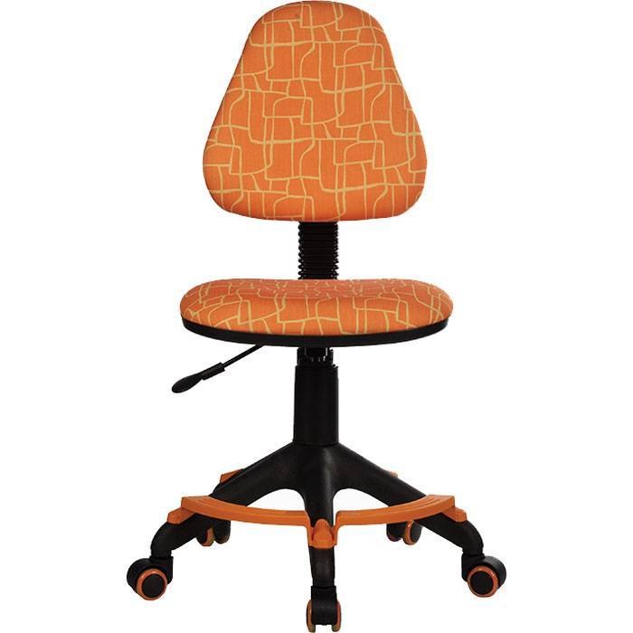 Кресло детское Бюрократ KD-4-F, обивка: ткань, цвет: оранжевый