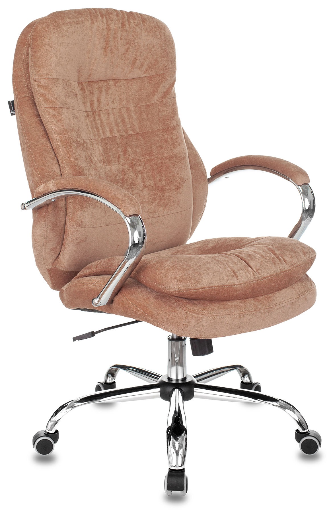 Кресло руководителя Бюрократ T-9950SL, обивка: ткань, цвет: светло-коричневый