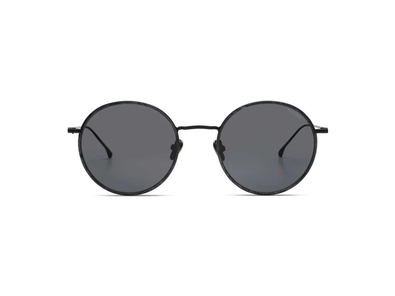 Солнцезащитные очки женские Komono Yoko Black Marble серые