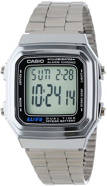 Наручные часы электронные мужские Casio Collection A-178WA-1