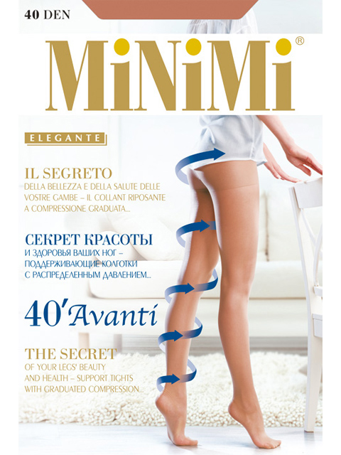 Колготки женские Minimi AVANTI 40 телесные 4 (L)
