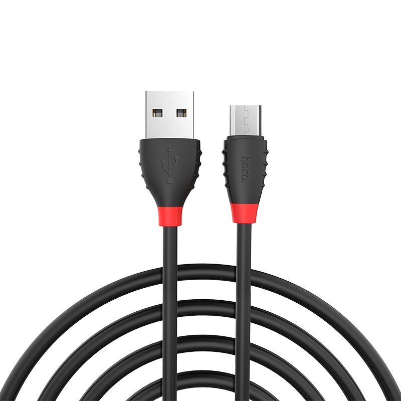 Кабель HOCO X27 Excellent Charge microUSB 1M Black