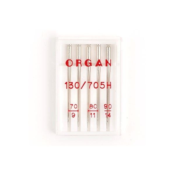 Иглы "Organ" универсальные №70-90 для БШМ упак,5 игл