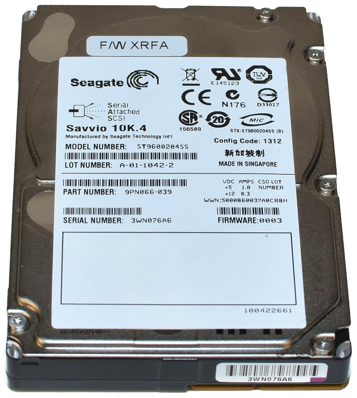 Жесткий диск Seagate Enterprise Performance 600ГБ (ST9600204SS)