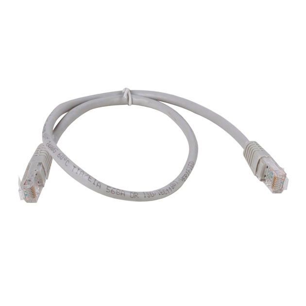 Кабель Telecom RJ45-RJ45, M-M 0,5м Grey (NA102-0.5M)