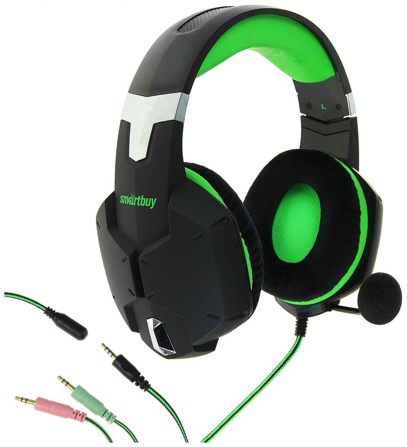 Игровая гарнитура SmartBuy Rush Viper SBHG-2100 Green/Black