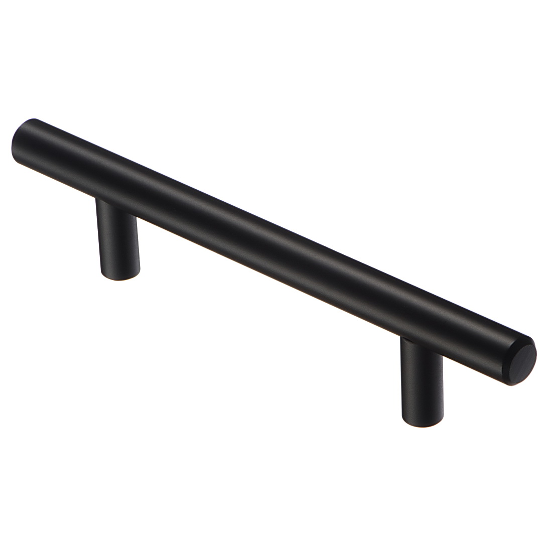 Ручка-рейлинг 96 мм, матовый черный R-3020-96 BL