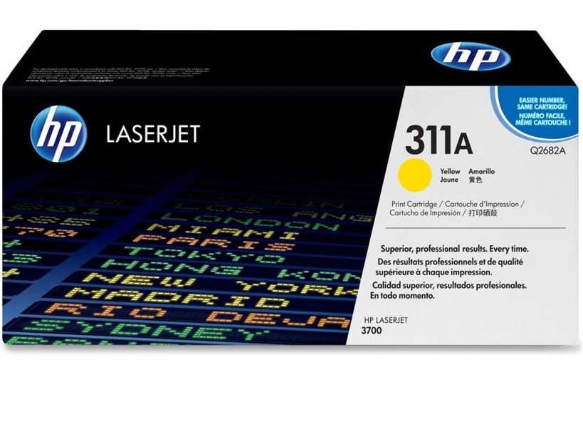 Картридж для лазерного принтера HP 311A (Q2682A) желтый, оригинал