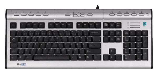 Проводная клавиатура A4Tech KLS-7MUU Silver/Black