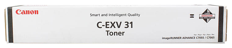 Тонер для лазерного принтера Canon C-EXV31Bk черный, оригинал