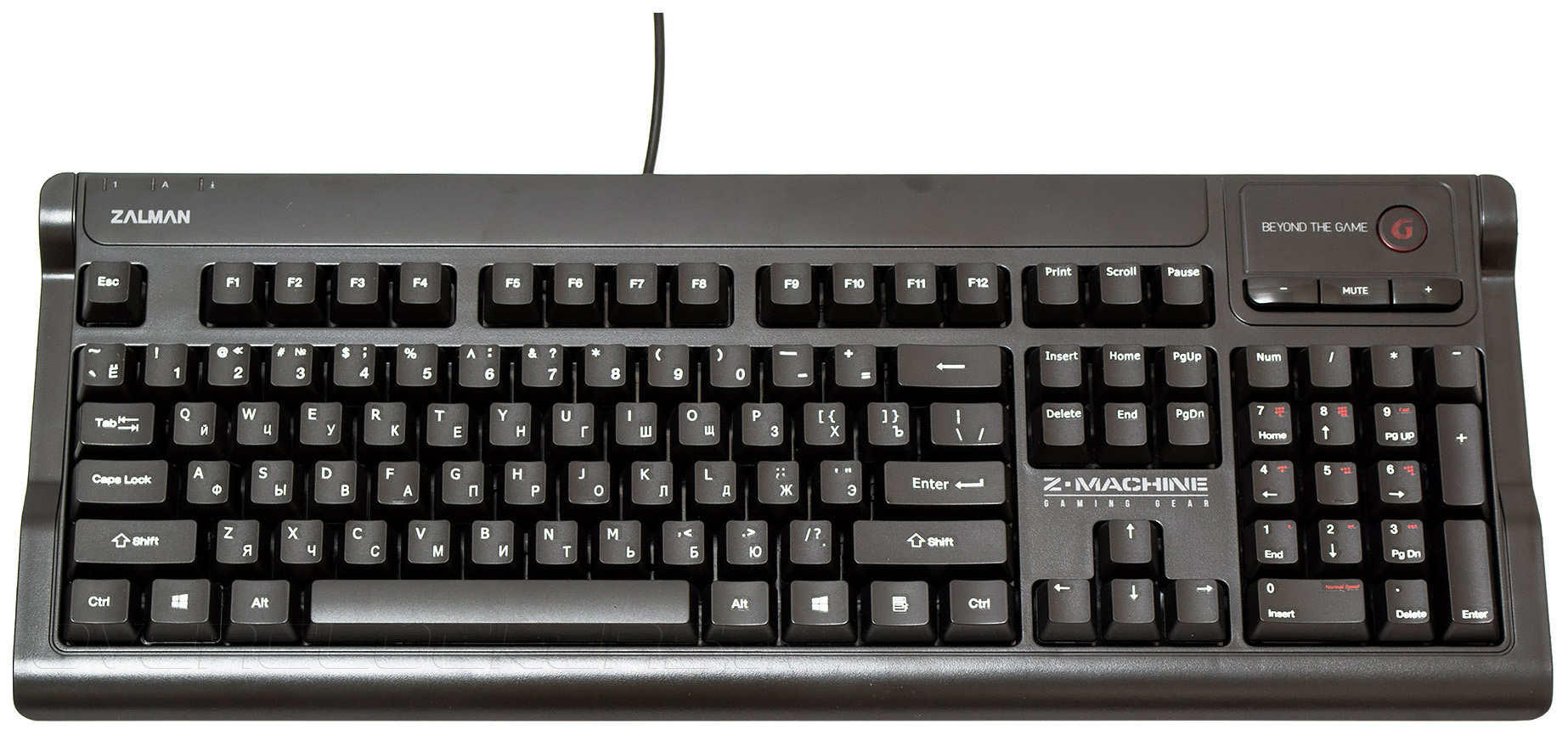 Проводная игровая клавиатура Zalman ZM-K600S Black