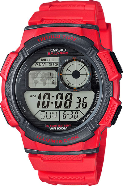 Наручные часы электронные мужские Casio Illuminator Collection AE-1000W-4A