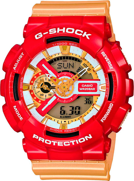 Наручные часы Casio G-Shock GA-110CS-4A с хронографом