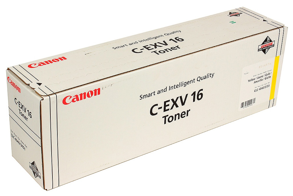 Картридж для лазерного принтера Canon C-EXV16Y желтый, оригинал