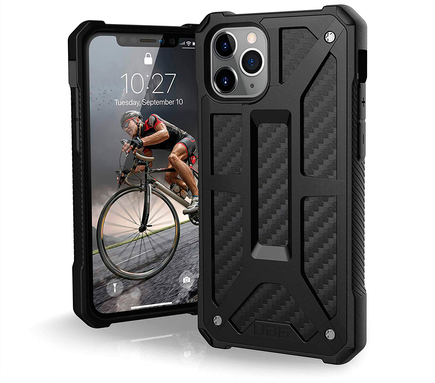 Чехол Urban Armor Gear Monarch для iPhone 11 Pro Carbon Fiber