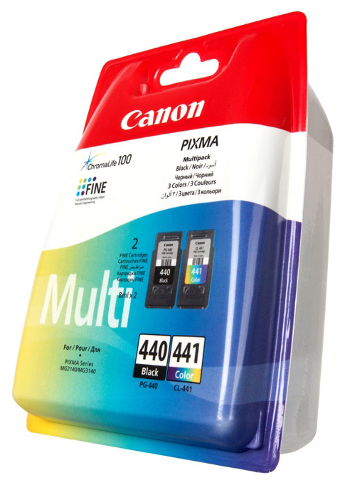 Картридж для струйного принтера Canon PG-440/CL-441 MultiPack черный, цветной; оригинал