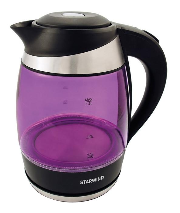 Чайник электрический STARWIND SKG2217 1.8 л Purple, Black