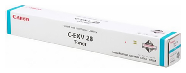 Тонер для лазерного принтера Canon C-EXV28 голубой, оригинал