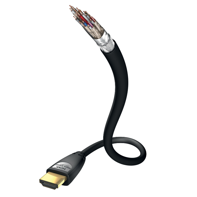Кабель In-Akustik Star HDMI - HDMI, 0,75м Black