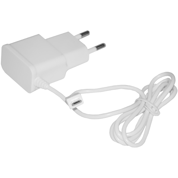 Сетевое зарядное устройство Continent ZN10-001WT, micro usb, 1 A, white