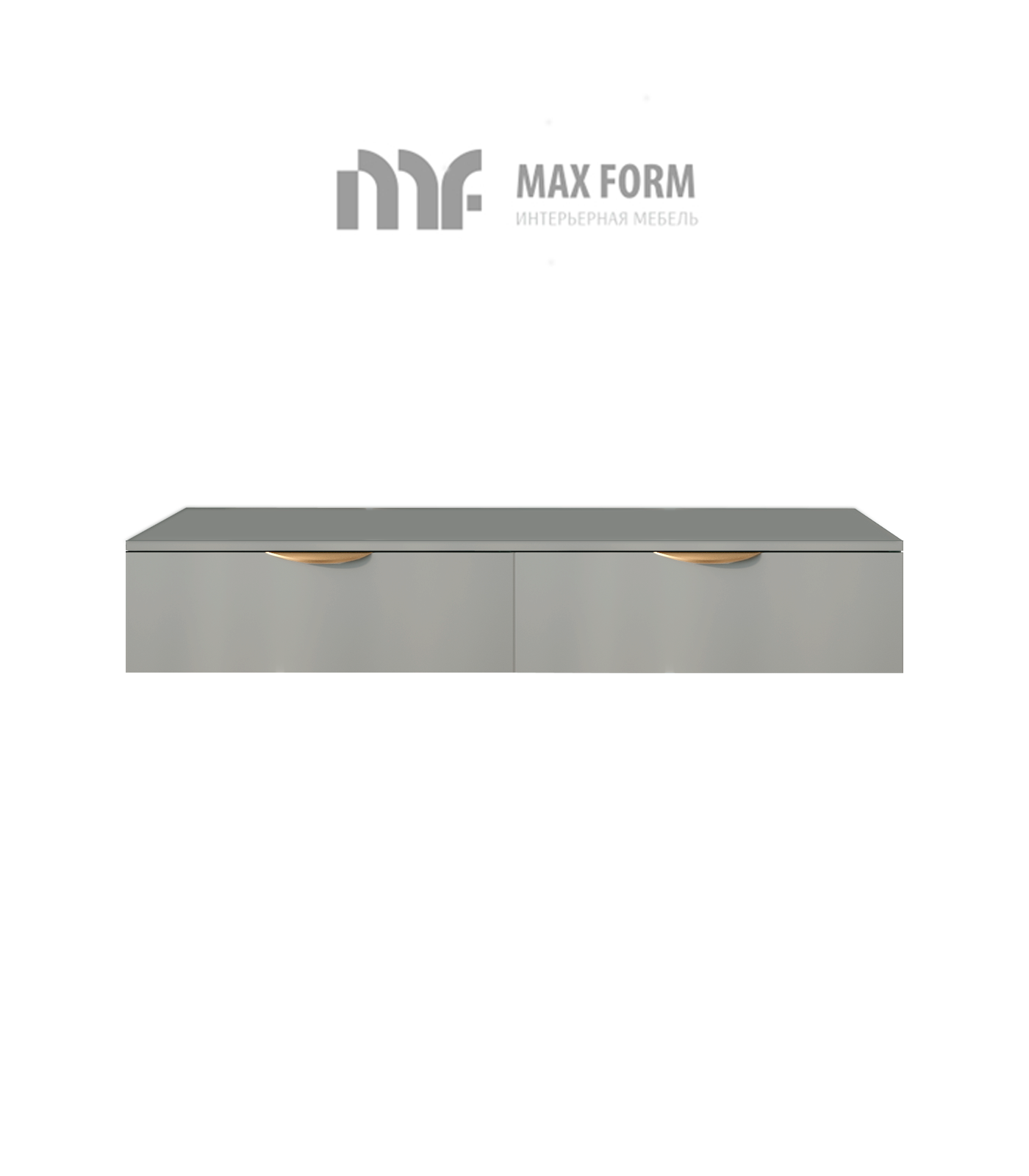 Консоль подвесная Max Form, серый