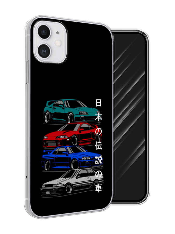 Чехол Awog на Apple iPhone 11 / Айфон 11 "JDM Legend cars"
