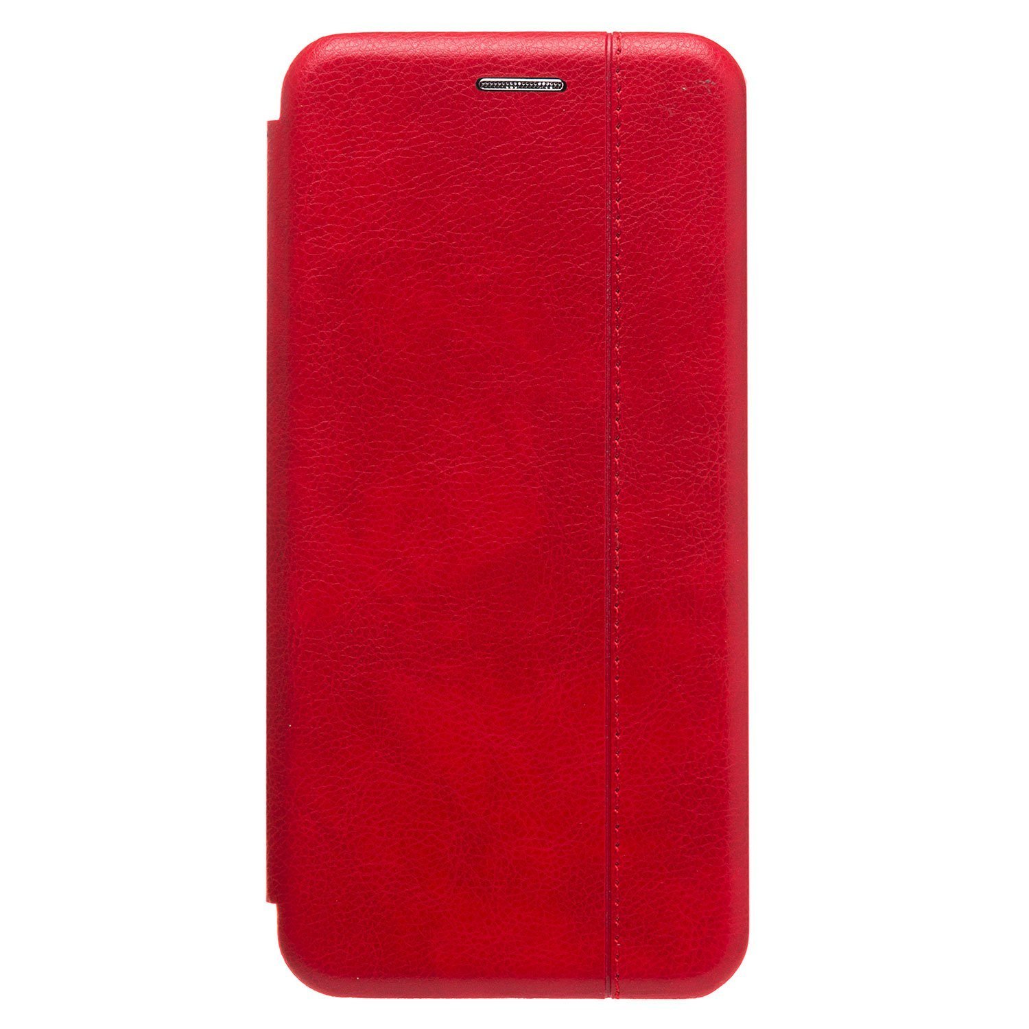 Чехол для Xiaomi Poco C40 флип боковой кожзам №3 <красный>